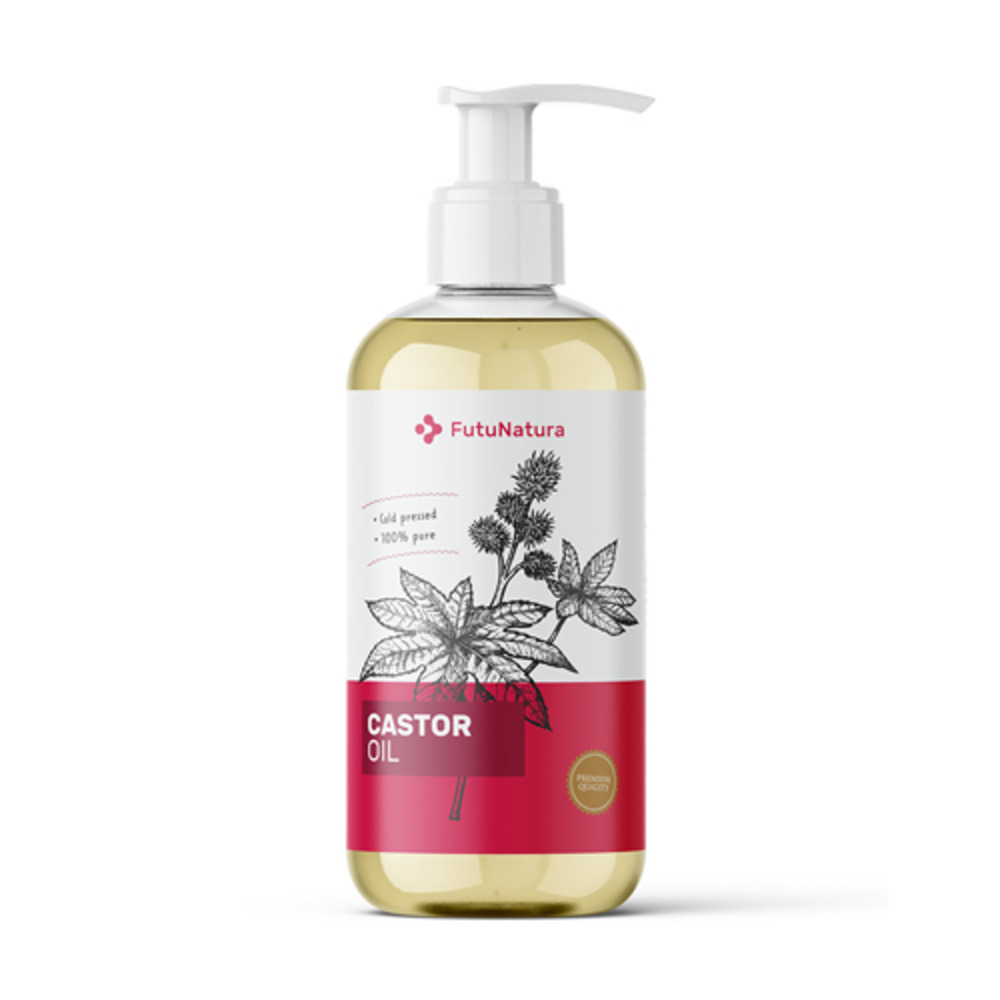 100% Castor Oil with Dispenser, 300 ml