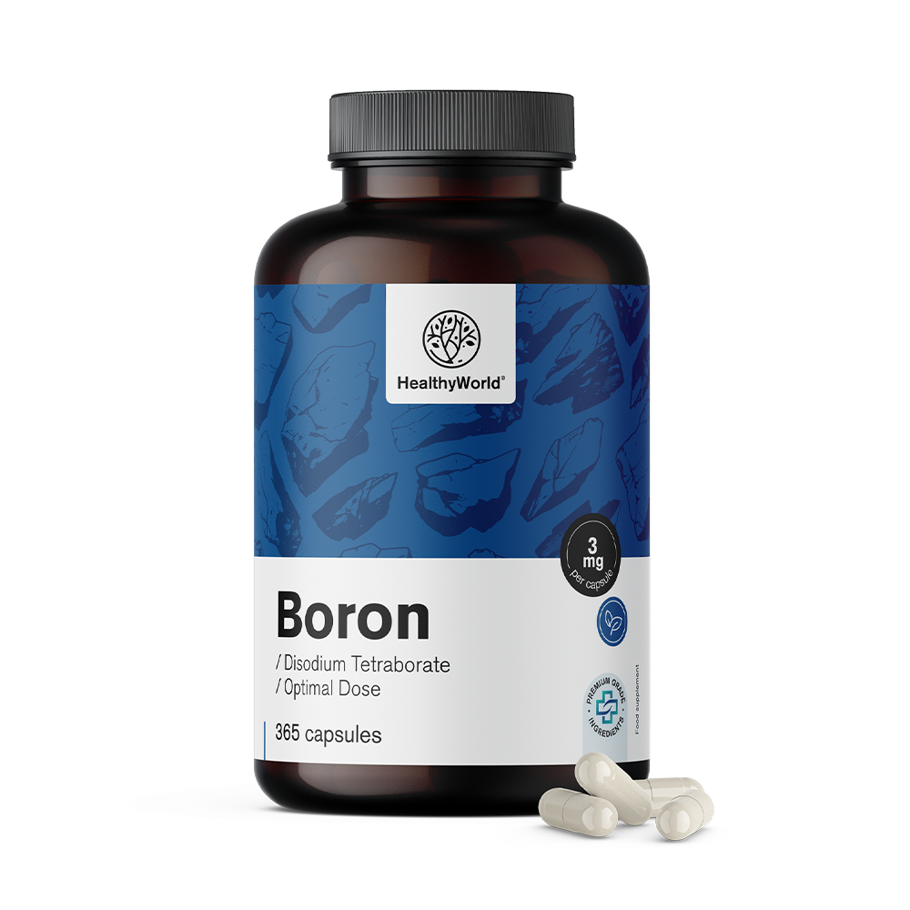 Boron 3 mg, 365 capsules